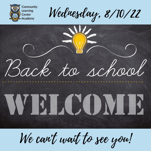 Welcome back to school! – CLC Academy